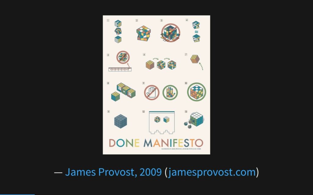 The cult of done manifesto. El culto de acabar. Cómo conseguir ...